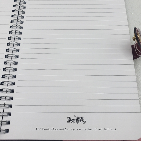 Coach | Office | Coach Notebook With Cherry Print Refillable Journal ...